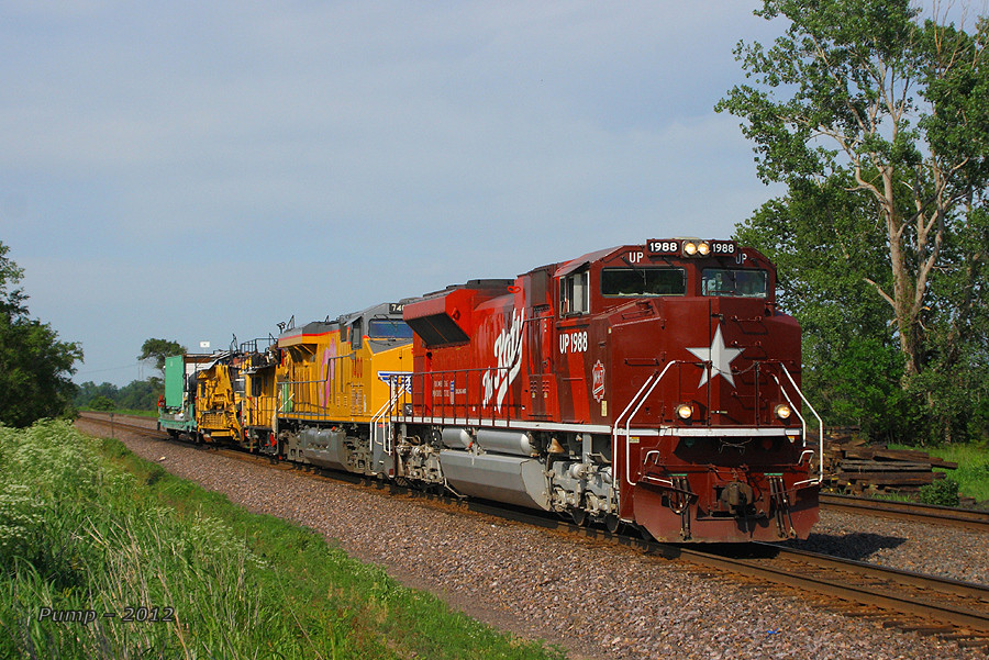 Westbound UP Work Train
